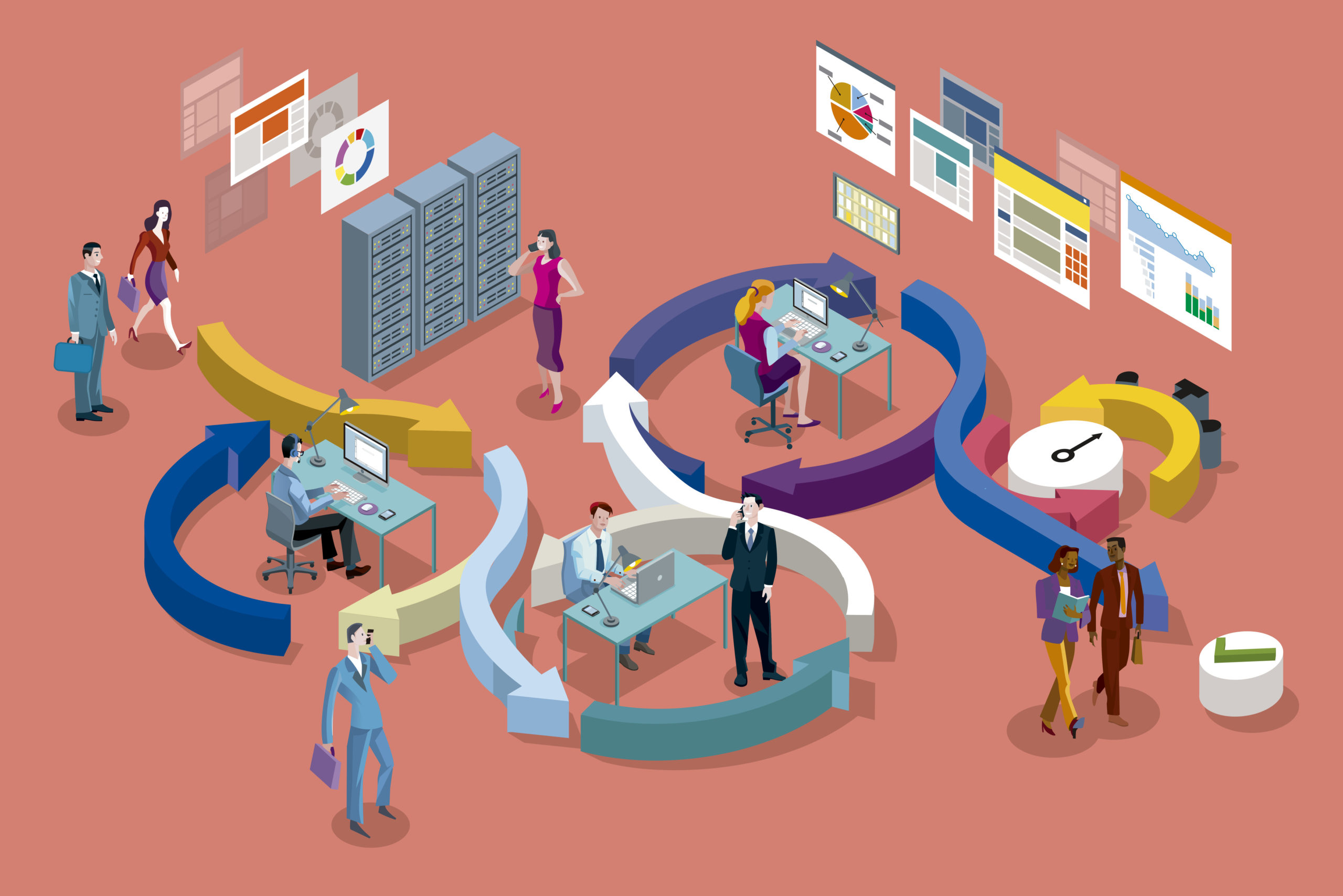 Org Structure Clipart School