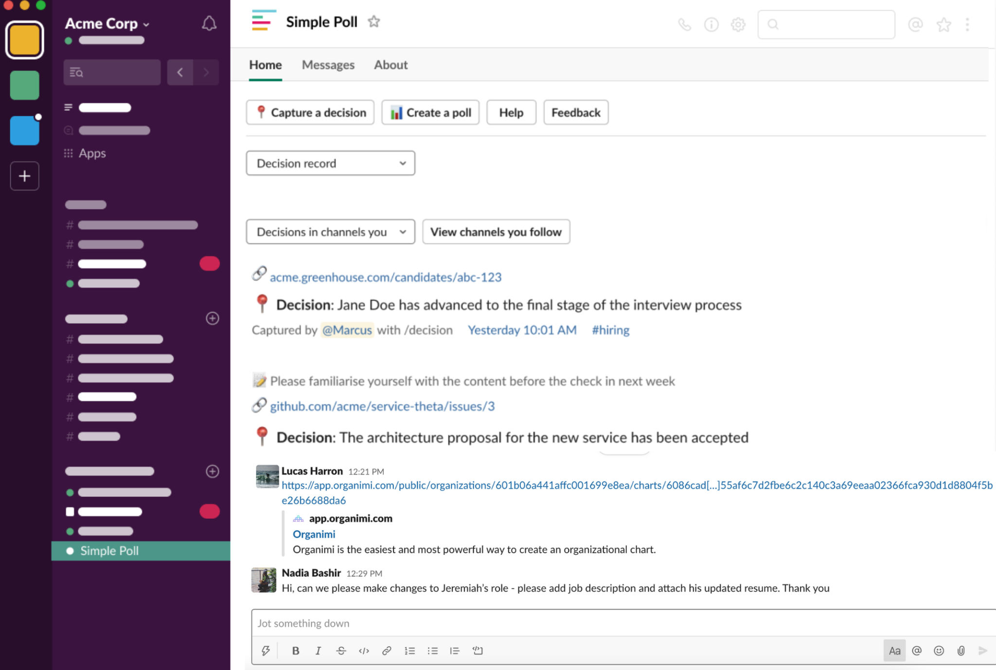 Organimi x Slack: A Match Made in Organizational Heaven?