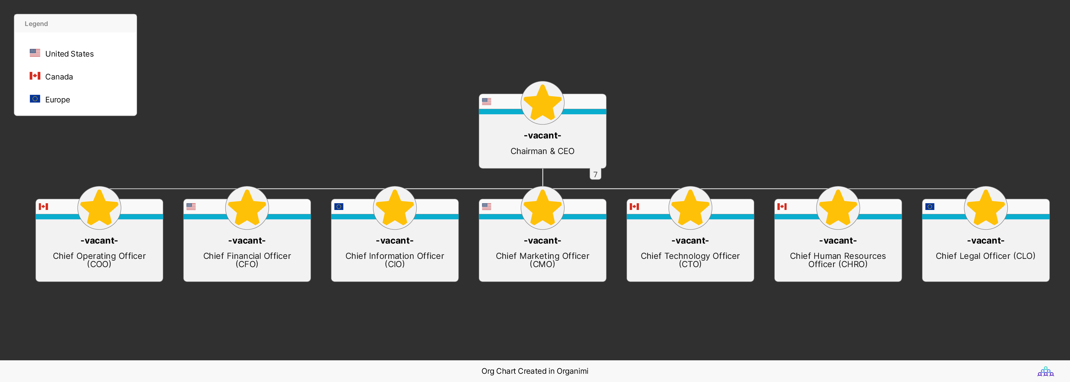 C-Suite Organizational Structure Template - How to Create One